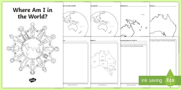 Where Do I Live in the World? Activity Booklet