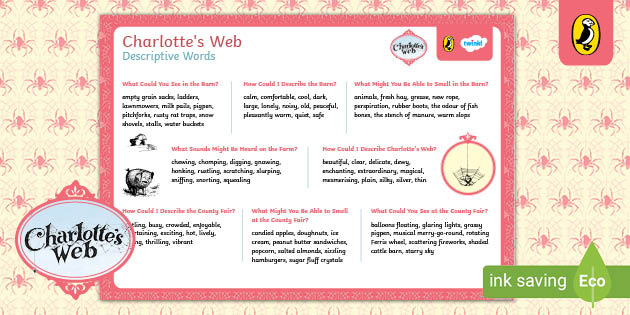 Charlottes Web Vocabulary Worksheets G4 Language Rea… | Free
