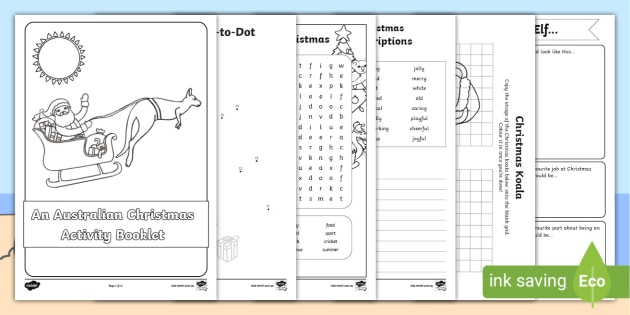 Australian Christmas Booklet (teacher made)