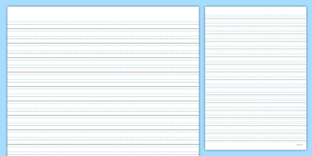 Twinkl Printable Handwriting Paper Classroom Resource