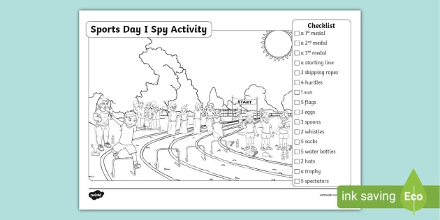 Sports Day I Spy Activity (teacher made)