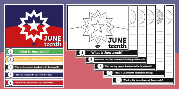 Juneteenth Flipbook Activity | Teaching Resources | Twinkl