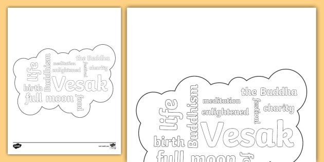 vesak worksheet