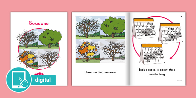 Seasons Emergent Reader eBook (Teacher-Made)