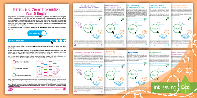 Parent Guide: Everything You Will Need For Year 5 English