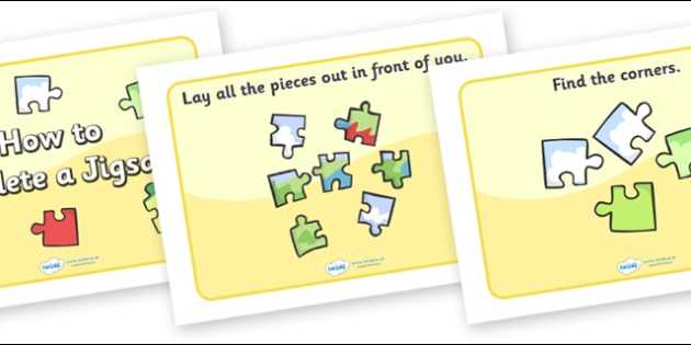 👉 How to Complete a Jigsaw Display Posters (teacher made)