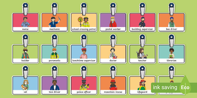 People Who Help Us Role-Play Badges