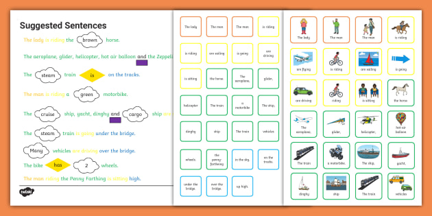 Colourful Semantics Language • Twinkl.ca