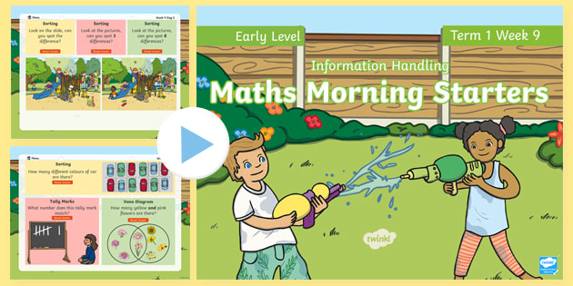 Maths Morning Starters Early Level: Term 1 Week 9 PowerPoint