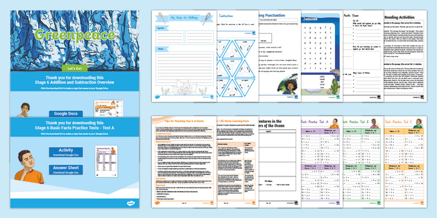FREE! - Year 6 Week 1 - NZ Home Learning Pack (Teacher-Made)