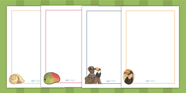 FREE! - Kingdom of Benin: Bini Creation Story Page Borders