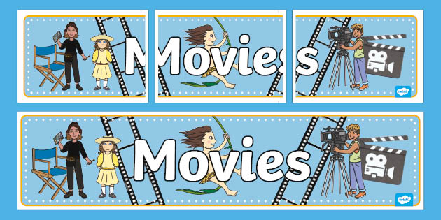 Movies Display Banner (teacher made)