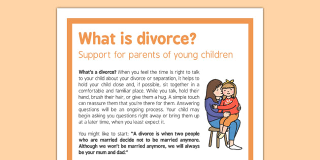 What is Divorce Support for Parents of Young Children