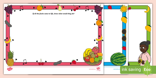 FREE! - Fruit Drawing Prompts (teacher made)