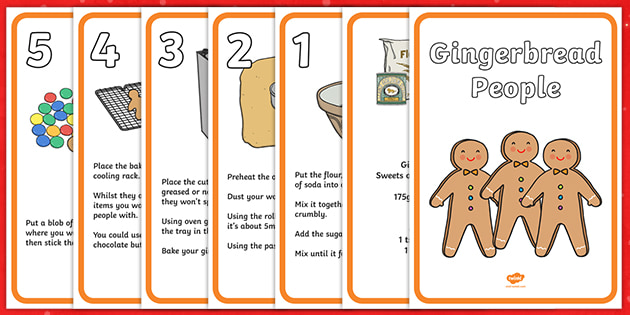My English Class Gingerbread Man Recipe AriaATR
