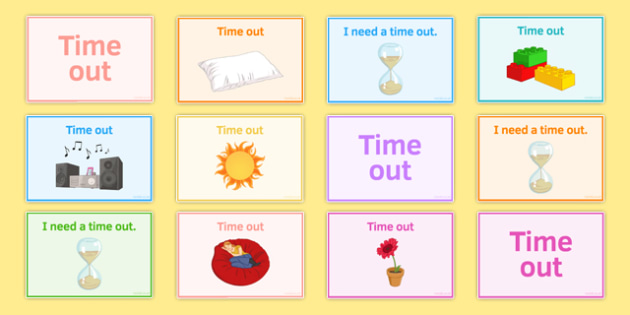 Time Out Resource Pack (teacher made)