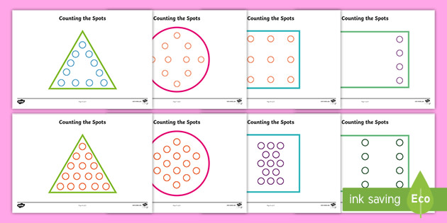 Count the Spots on 2D Shapes (teacher made)