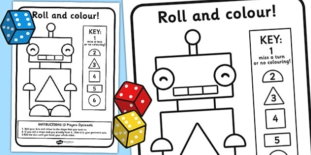 Shape Rolling Worksheet - shape, shape rolling, worksheet, shapes