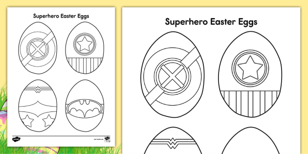 coloring pages easter egg