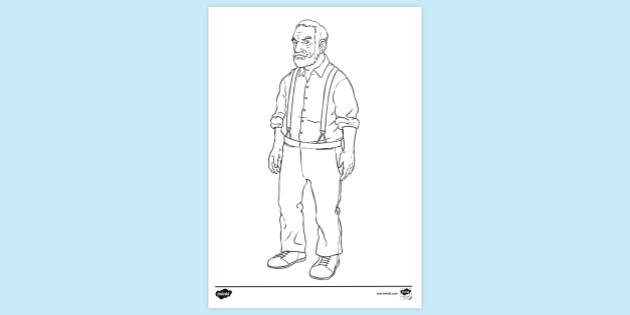 FREE! - Tom Oakley Colouring | Colouring Sheet