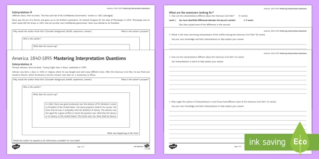 American West Source Inference Square Worksheet / Worksheet