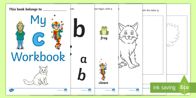 My Letter 'c' Workbook (K1) (Teacher-Made)