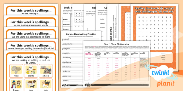 Y1 Term 3B Bumper Spelling Pack