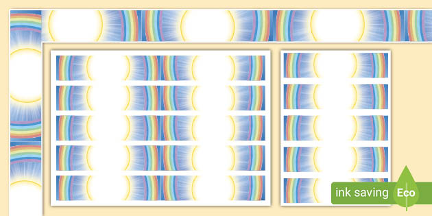 Mental Health and Wellbeing KS2 Border Strips