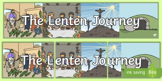 The Lenten Journey Display Banner (teacher made)