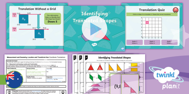 Year 5 Location and Transformation: Translation and Reflection Lesson 3