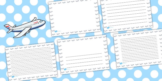 Planes Page Borders Landscape - planes, page borders, borders