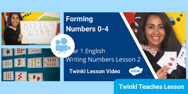 FREE! - 👉 Year 1 (Ages 5-6) Writing Numbers: Video Lesson 2