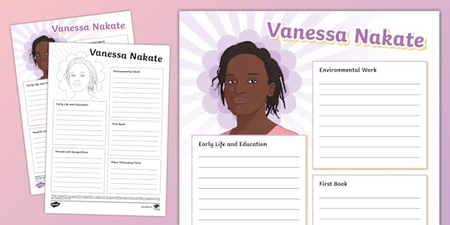 Biography Fact File Template • Twinkl.com.au