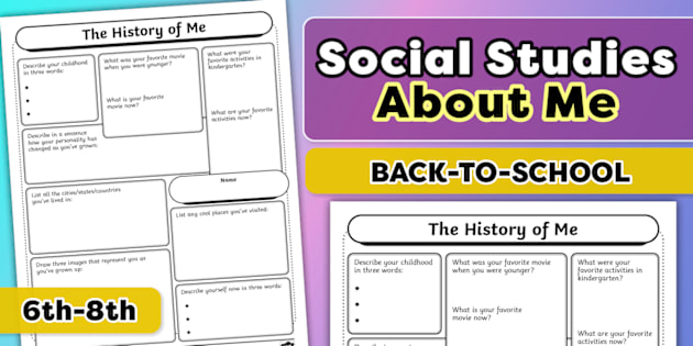 All About Me Worksheets | twinkl.com