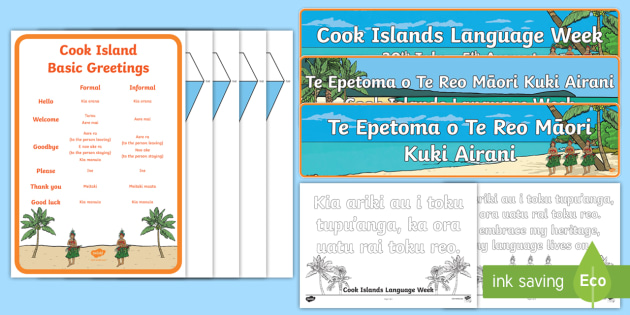 Cook Islands Language Week Resource Pack (teacher made)