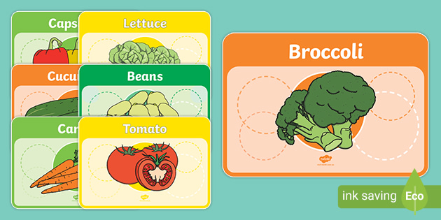 Vegetable Display Posters (teacher made)