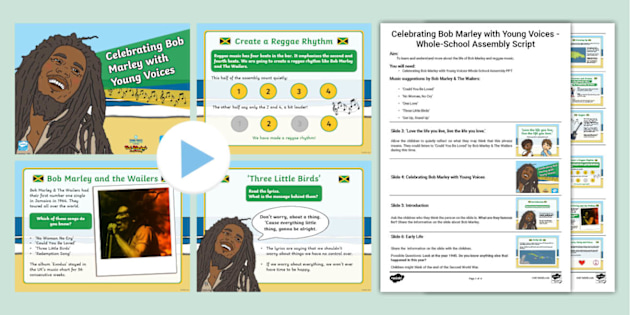 Bob Marley Presentations | twinkl.com.au