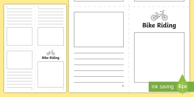 Bike Safety Brochure Activity