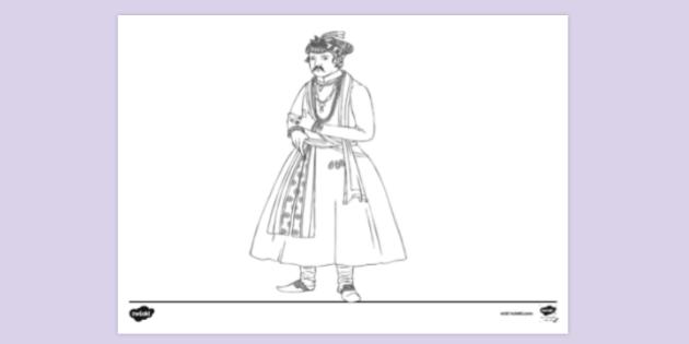 FREE! - Emperor Jahangir Colouring | Colouring Sheet