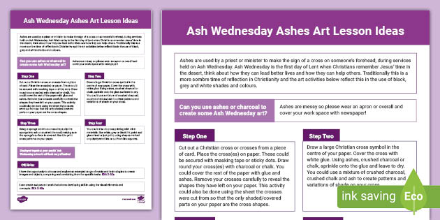 Ash Wednesday Lesson Ideas | Art
