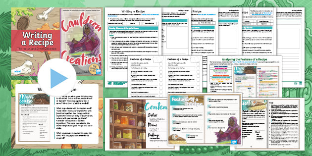 Writing a Recipe/Instructions: Bumper KS2 Teaching Pack