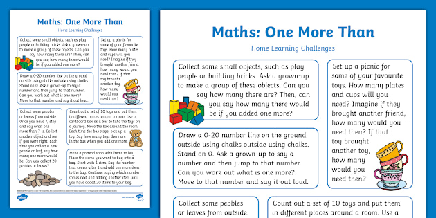 Mathematics Home Learning Challenges • Twinkl.ca