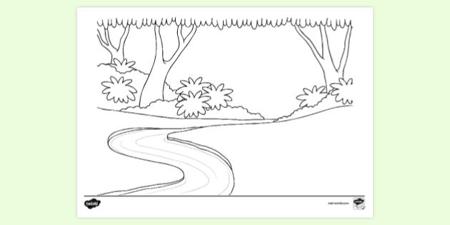 FREE! - Background Colouring Sheet | Twinkl Resources