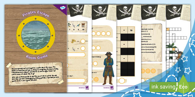 Pirates Escape Room Game (teacher made)