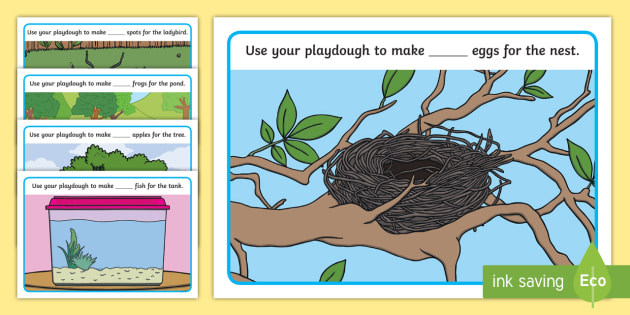 FREE! - Editable Counting Playdough Mats (teacher made)