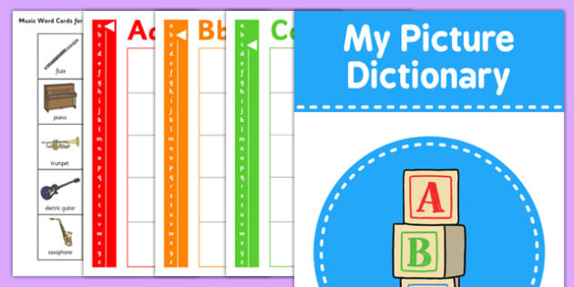 Music Dictionary Word Cards