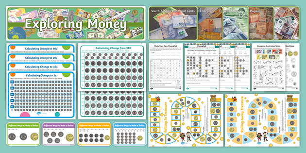 Explore and Calculate with Money Activity Pack