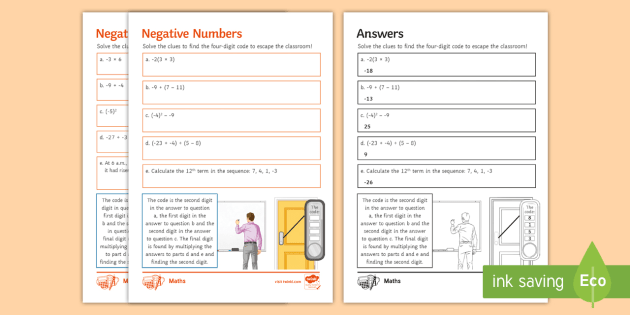 Integer Worded Problems Presentation
