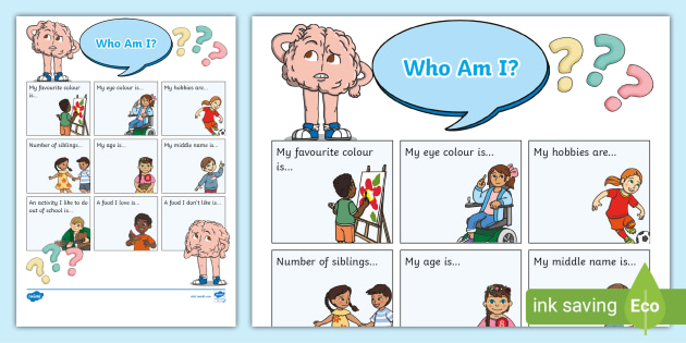 Who Am I? Icebreaker Activity (teacher made)
