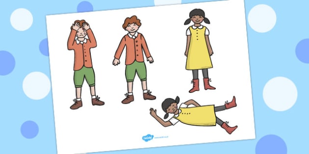 Jack and Jill Stick Puppets (teacher made)